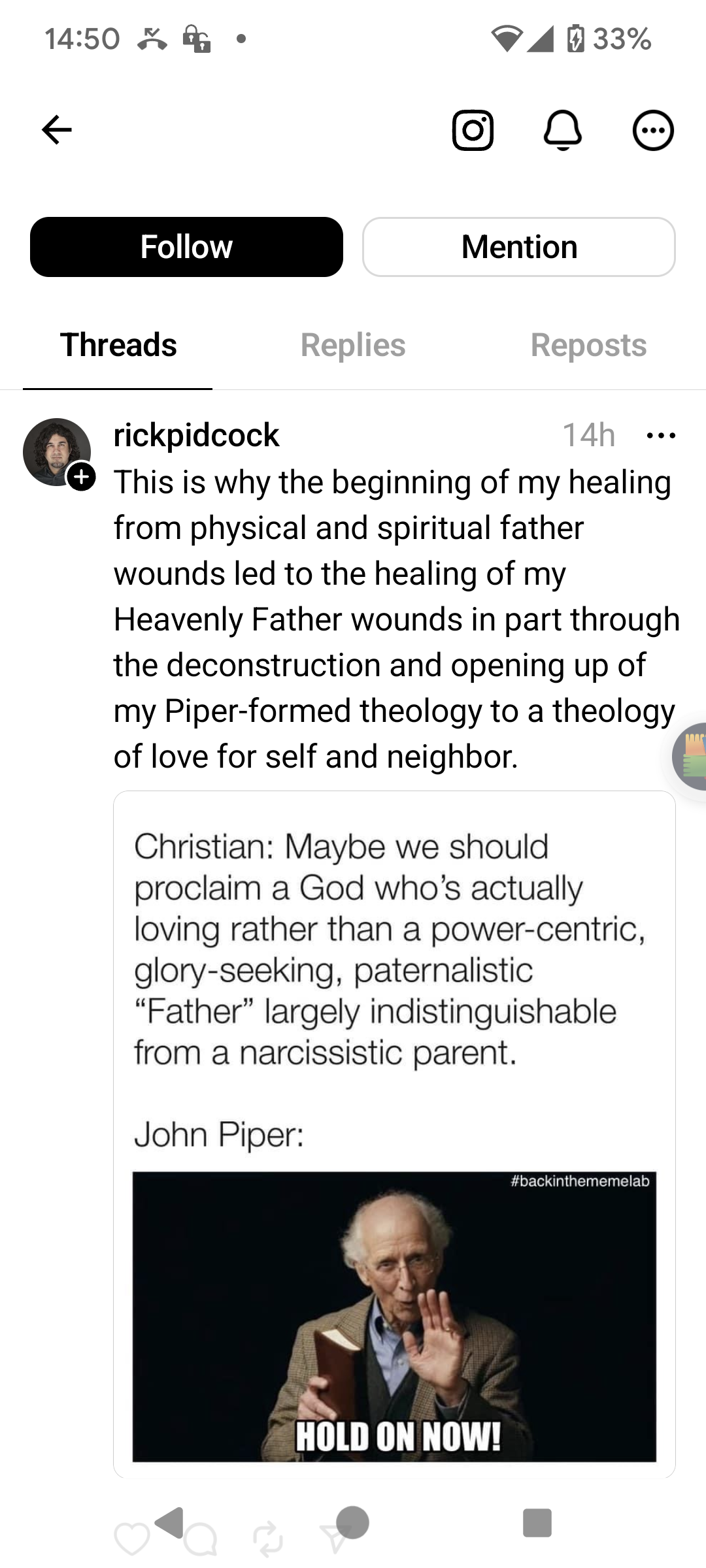 Memes and Piper – Faithroots